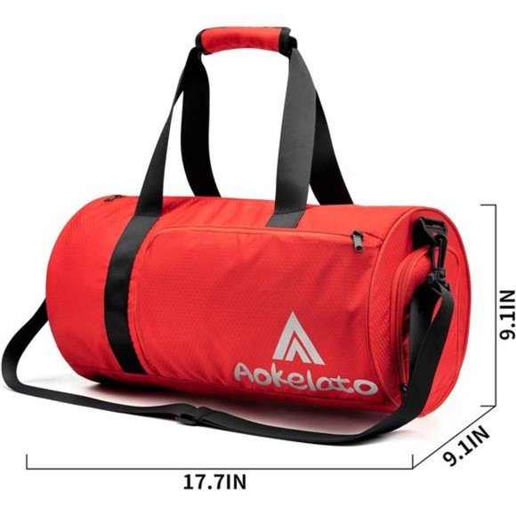 Bags | Small Sport Duffel Bag Redmedium | Poshmark